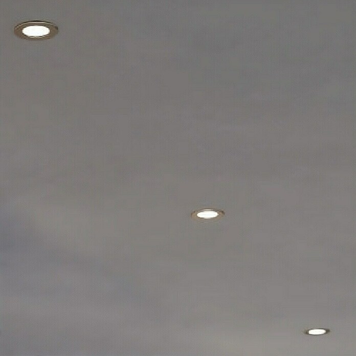 Eglo Fueva 5 LED vgradna svetilka (2,7 W, Nikelj mat barve, Topla bela ...