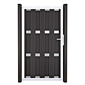GroJa Gartentor Merano (100 x 180 cm, Anthrazit (EV1), DIN Anschlag ...