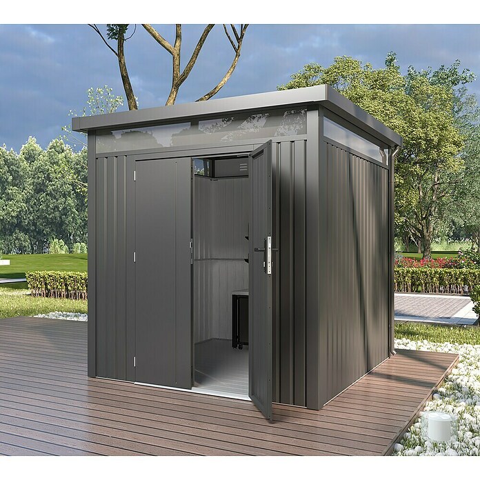 Gardol Vrtna lopa Cubus (Zunanje dimenzije vključno s strešnim previsom (Š x G): 230 x 230 cm ...