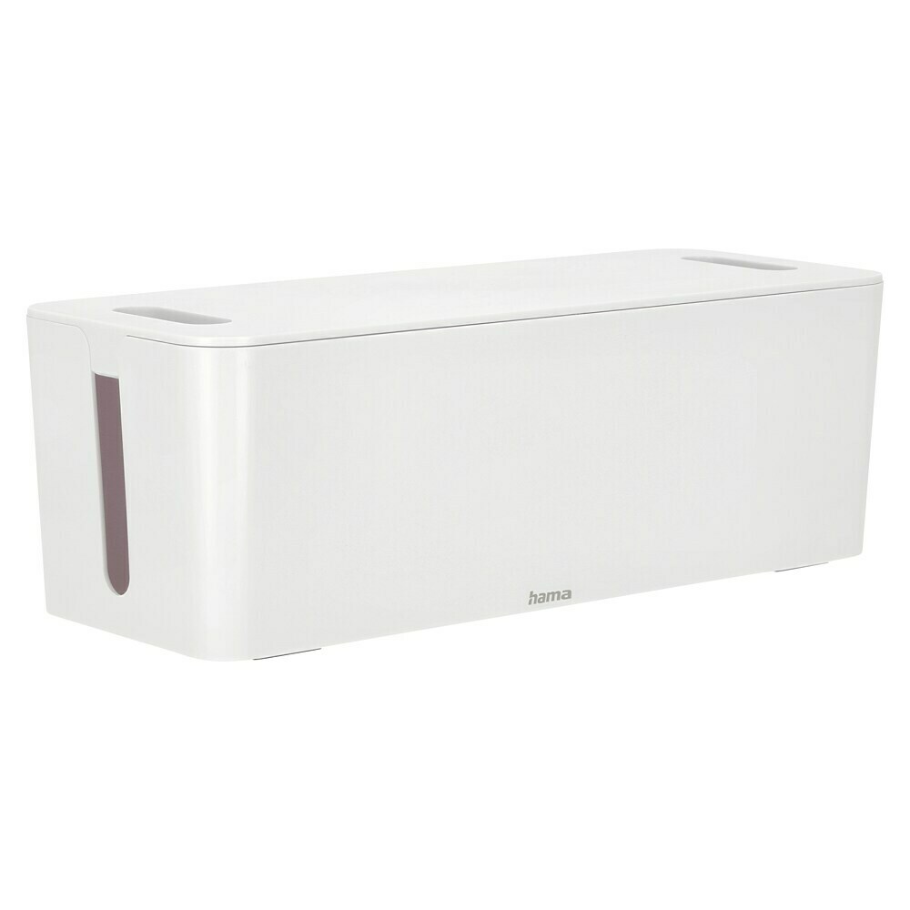 Hama Kabelbox Maxi mit Kabelführung im Deckel - Weiß online kaufen bei ...