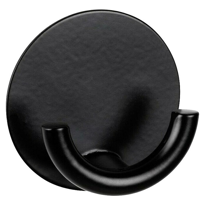 Wenko Lepilni kavelj Rondo (črna, Nerjavno jeklo) | 3714 - Haken ...