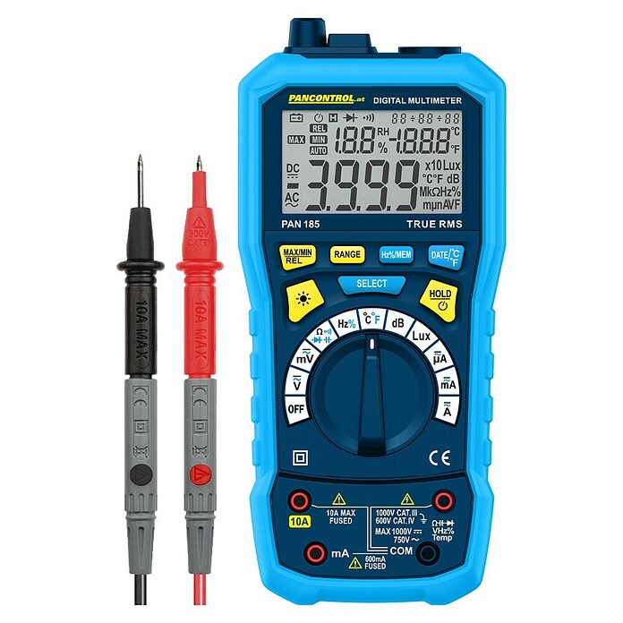 Digital-Multimeter 185 (True RMS, CAT III 1.000 V, Messbereich ...