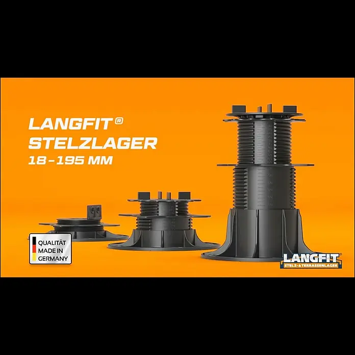 Langfit Stelzlager-Adapter Fugenkreuz