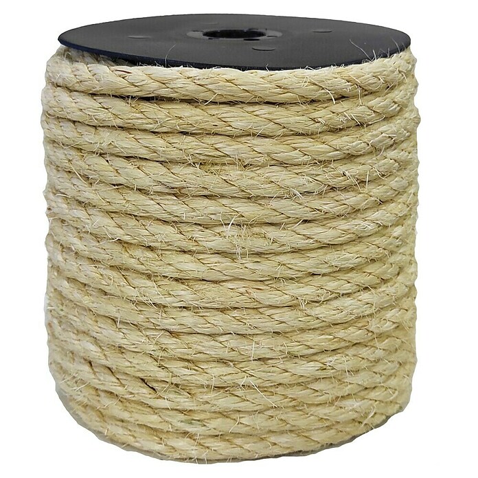 Cuerda de sisal (Ø x L: 10 mm x 25 m, Trenzado) | BAUHAUS