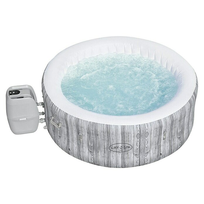 Bestway Lay-Z-Spa Opblaasbare jacuzzi Fiji (Ø x h: 180 x 66 cm, Grijs ...