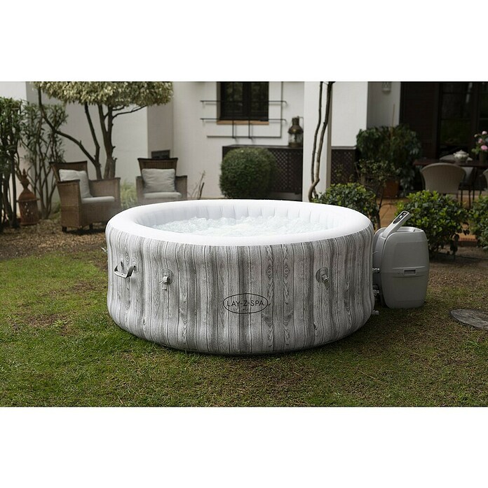 Bestway Lay-Z-Spa Opblaasbare jacuzzi Fiji (Ø x h: 180 x 66 cm, Grijs ...