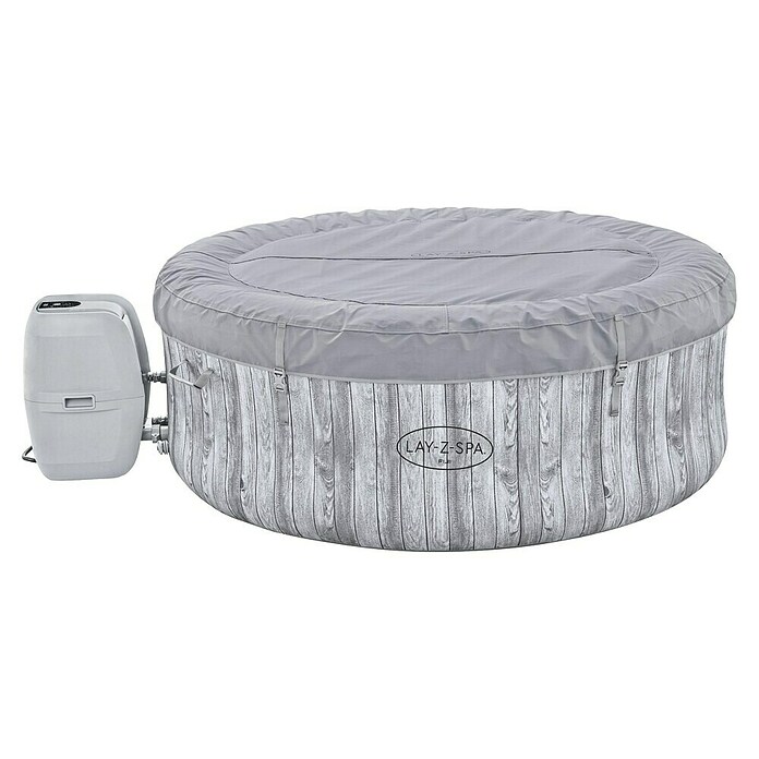 Bestway Lay-Z-Spa Opblaasbare jacuzzi Fiji (Ø x h: 180 x 66 cm, Grijs ...