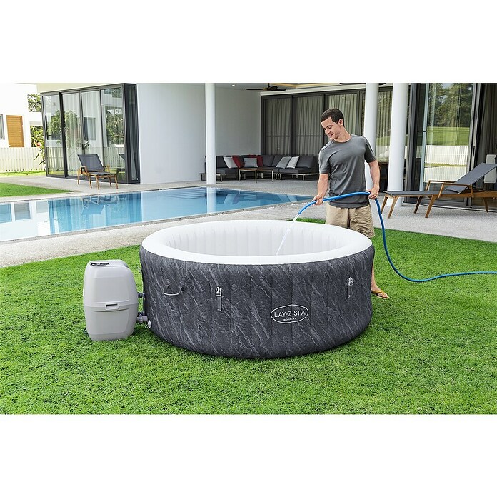 Bestway Lay-Z-Spa Opblaasbare jacuzzi Boracay (Ø x h: 180 x 66 cm ...