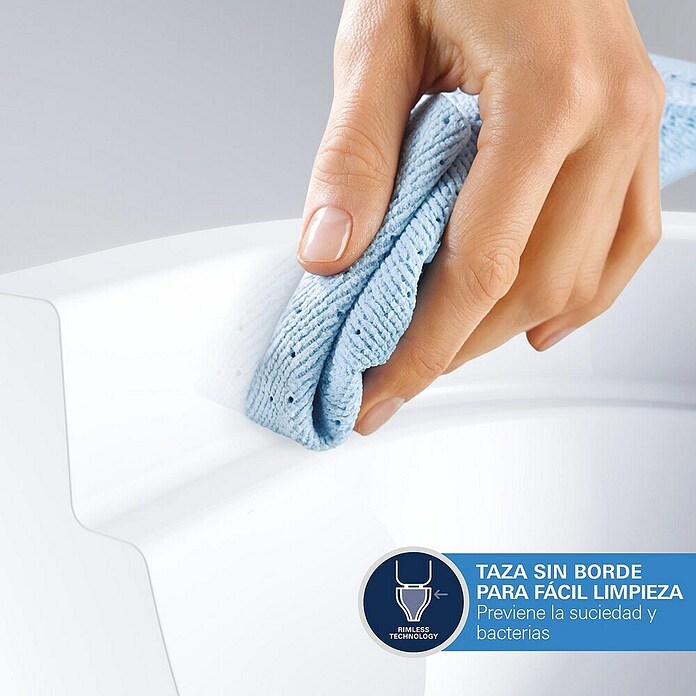 Grohe Set WC suspendido Start Round (Sin borde de descarga, Salida WC ...