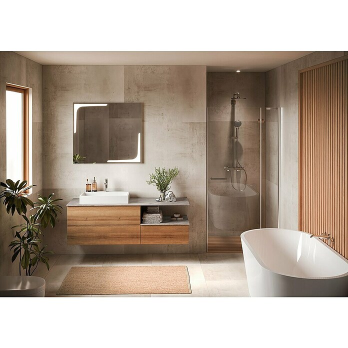 Lanzet Q4 Badmeubelset (Totale breedte badmeubel: 149 cm) | BAUHAUS