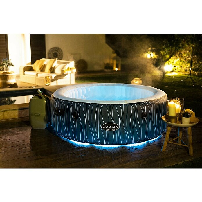Bestway Lay-Z-Spa Opblaasbare jacuzzi Hollywood (Ø x h: 196 x 66 cm ...
