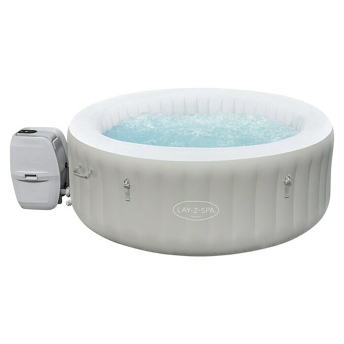 Bestway Lay-Z-Spa Opblaasbare jacuzzi Tahiti (Ø x h: 180 x 66 cm, Grijs ...