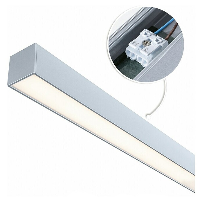 Paulmann Linion Stromeinspeisung Power Channel (100 x 4 x 4 cm, Chrom ...