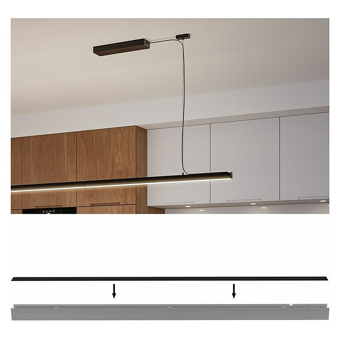 Paulmann Linion Abdeckung Gerade (L x B x H: 3,6 x 100 x 0,1 cm ...