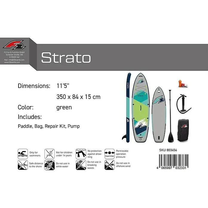 F2 SUP-Board-Set Strato 11,5'' kaufen