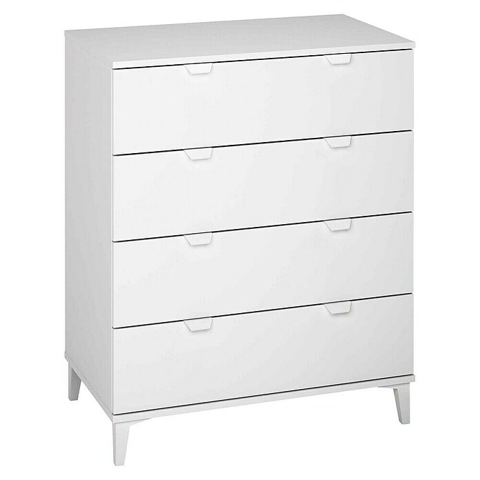 Meka Block Cómoda K-914 (L x An x Al: 48 x 80 x 98,1 cm, Blanco poro ...