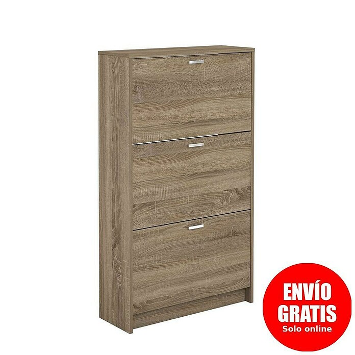 Meka Block Zapatero K-30 (L x An x Al: 25 x 70 x 120 cm, Roble Cortez ...