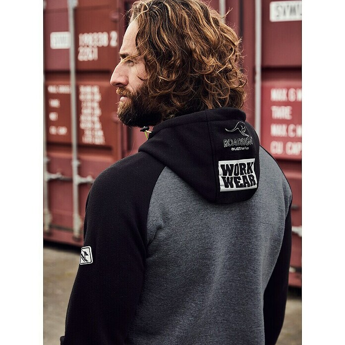 Terrax Workwear Sweatjacke (M, Schwarz/Grau) | BAUHAUS