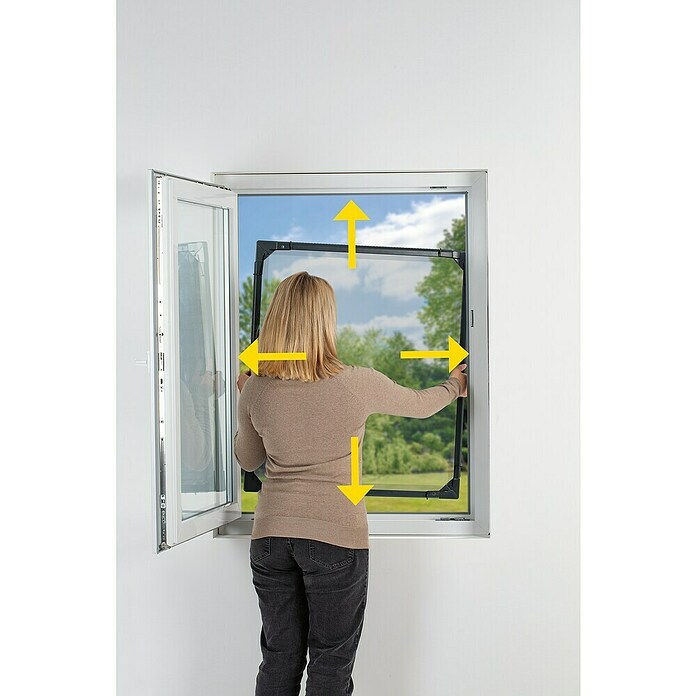Easy Maxx Insektenschutzfenster (B x H: 115 x 135 mm, Montage ...