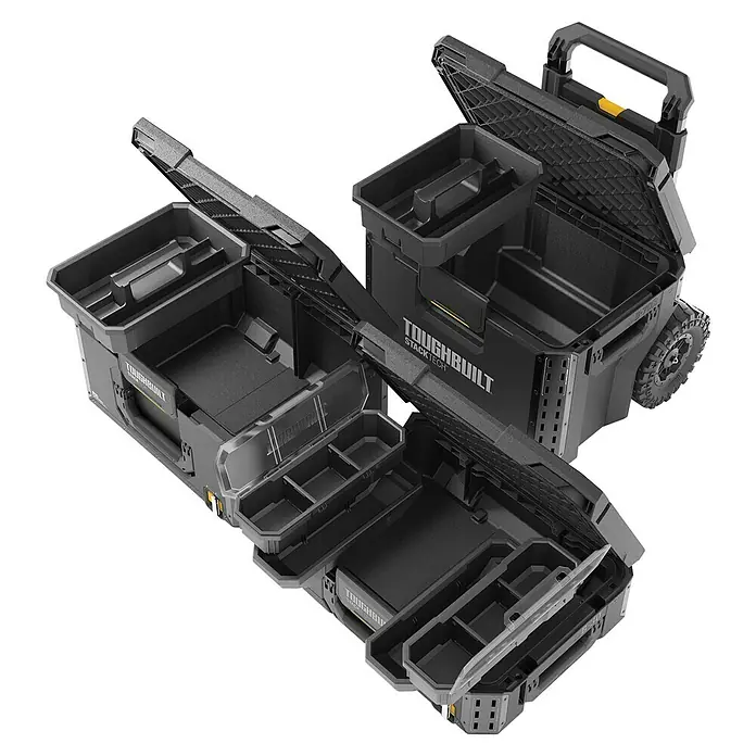 ToughBuilt StackTech Werkzeugkoffer-Set 3-tlg.