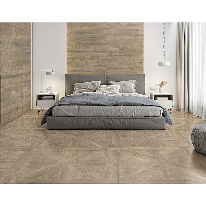 Halcón Podna pločica Aspen Nord Taupe Mate (100 x 100 cm, Mat) | BAUHAUS
