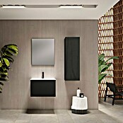 Mueble de lavabo Cristal (L x An x Al: 45 x 60 x 40 cm, Negro) | BAUHAUS
