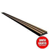 Dioco Revestimiento decorativo alistonado Minus (220 x 12 cm, Teca ...