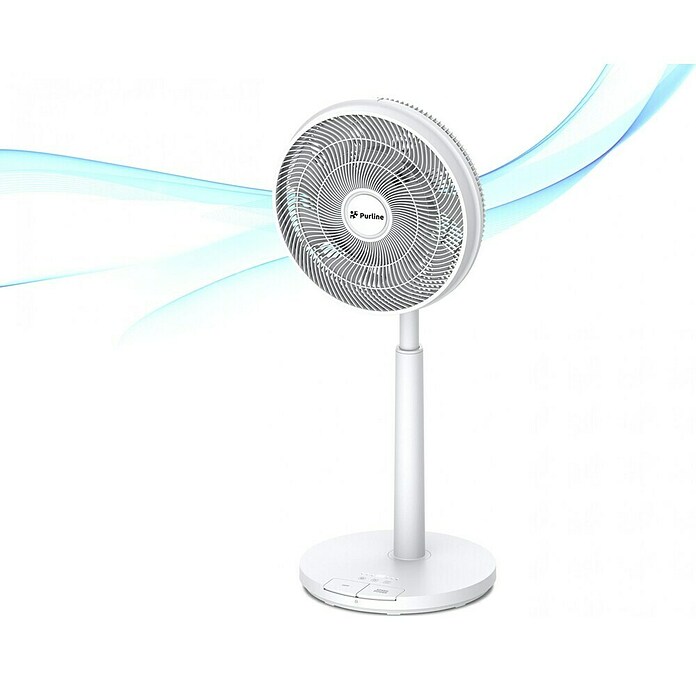 Purline Venty Standventilator Mobile (Weiß, 30 cm, 100 cm) | BAUHAUS