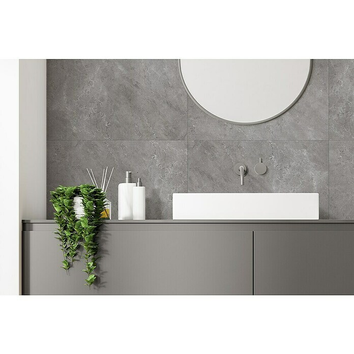 Inspiro Revestimiento de pared de PVC Twilight (75 x 45 cm, Gris) | BAUHAUS