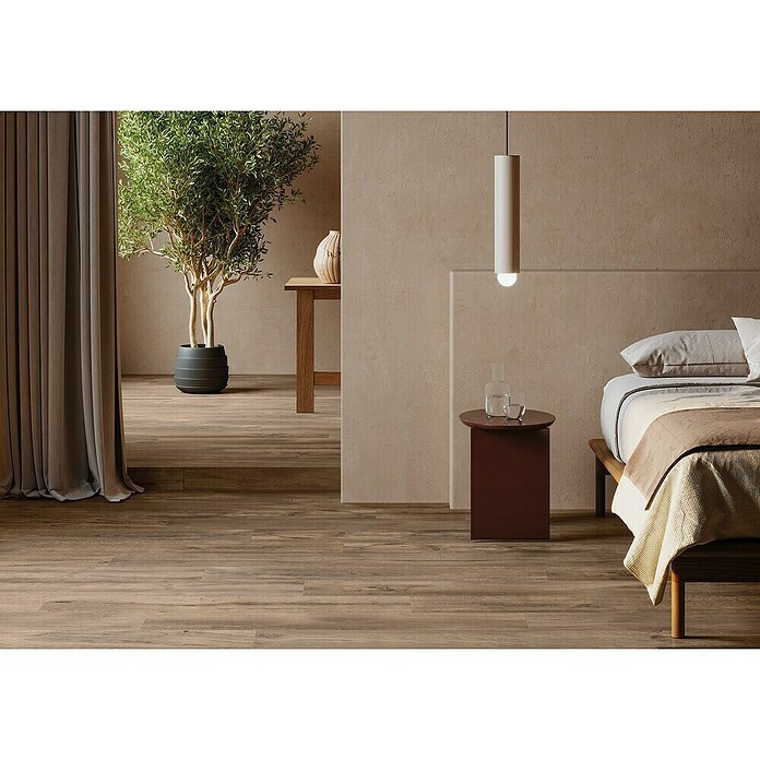 Halcón Podna pločica Aspen Caoba Mate (22,5 x 119,6 cm, Mat) | BAUHAUS
