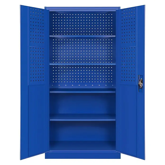 Jan Nowak Werkzeugschrank Bruno - H x B x T: 185 x 92 x 50 cm, Blau ...