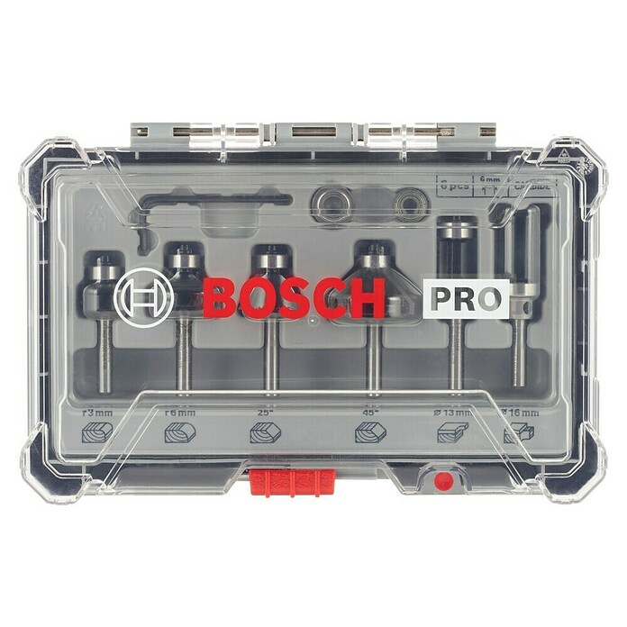 Bosch Set rezkarjev za obrobe in robove PRO (Premer stebla svedra: 6 mm ...