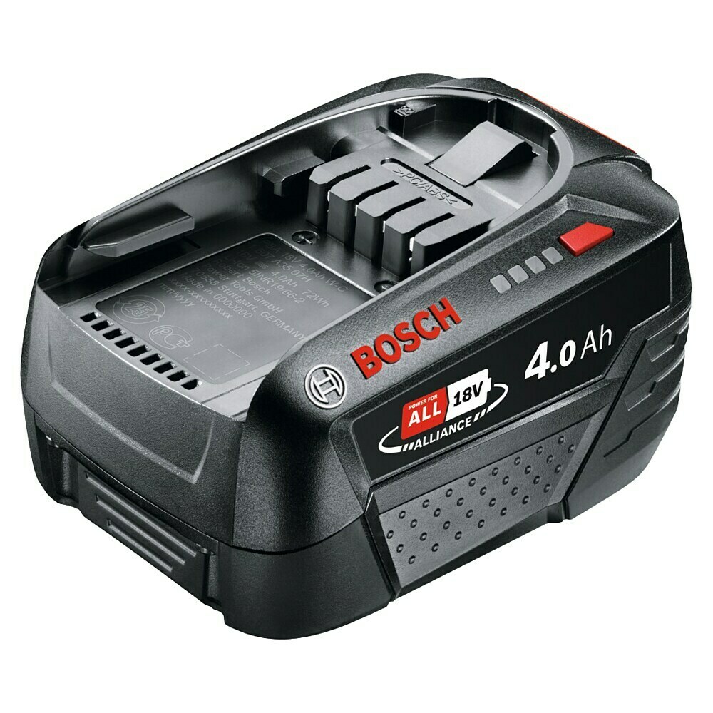 Bosch Power for All 18V Accumulatore PBA 18V 4Ah SoC