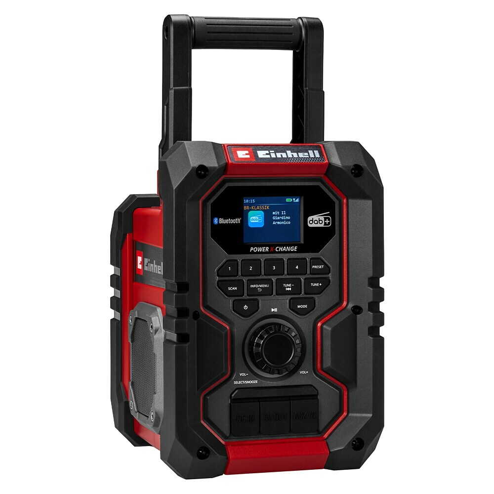 Einhell Power X-Change 18V Akku-Baustellenradio TE-CR 18 Li DAB+/FM/BT ...