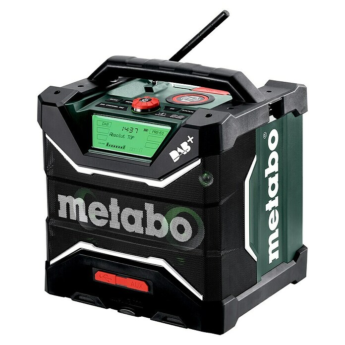 Metabo CAS 18V Accubouwradio RC 12-18 32 W BT DAB+ (18 V, 87,5 - 108,0 ...