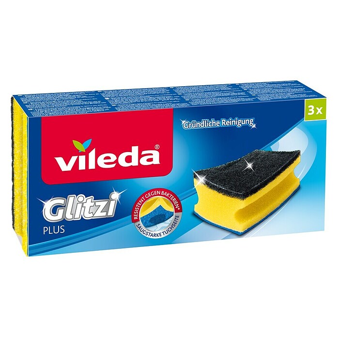 Vileda Glitzi Plus Gobica za čiščenje posode Glitzi Plus (Trdota glitzi ...