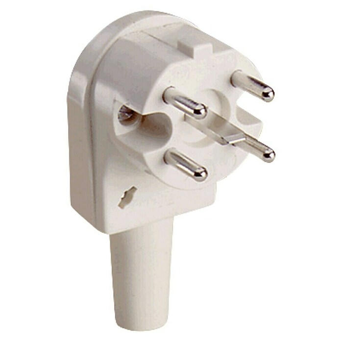Winkelstecker Perilex (Weiß, 16 A) | BAUHAUS