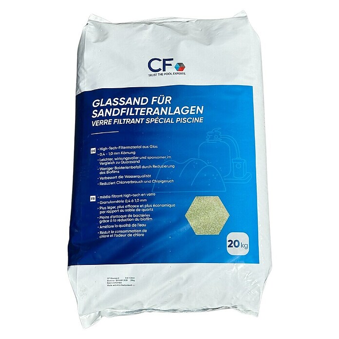 Filtrirni pesek (0,4 mm - 1 mm, 20 kg) | 8324 - Schwimmbadtechnik ...