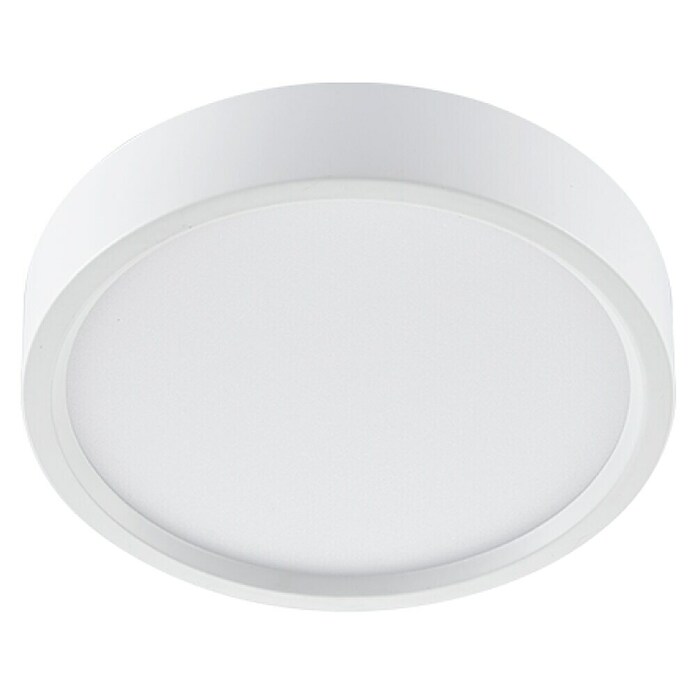 Green Tech Okrogel LED panel (12 W, Ø x V: 160 x 40 mm, Bela, Nevtralno bela) | 3067 ...