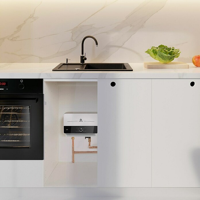 Ariston Calentador de agua instantáneo Aures Slim Multi (0,4 l, 5 kW ...