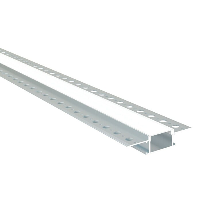 LED profil ugradbeni (D x Š x V: 2.000 x 61,5 x 13,8 mm, Aluminij ...