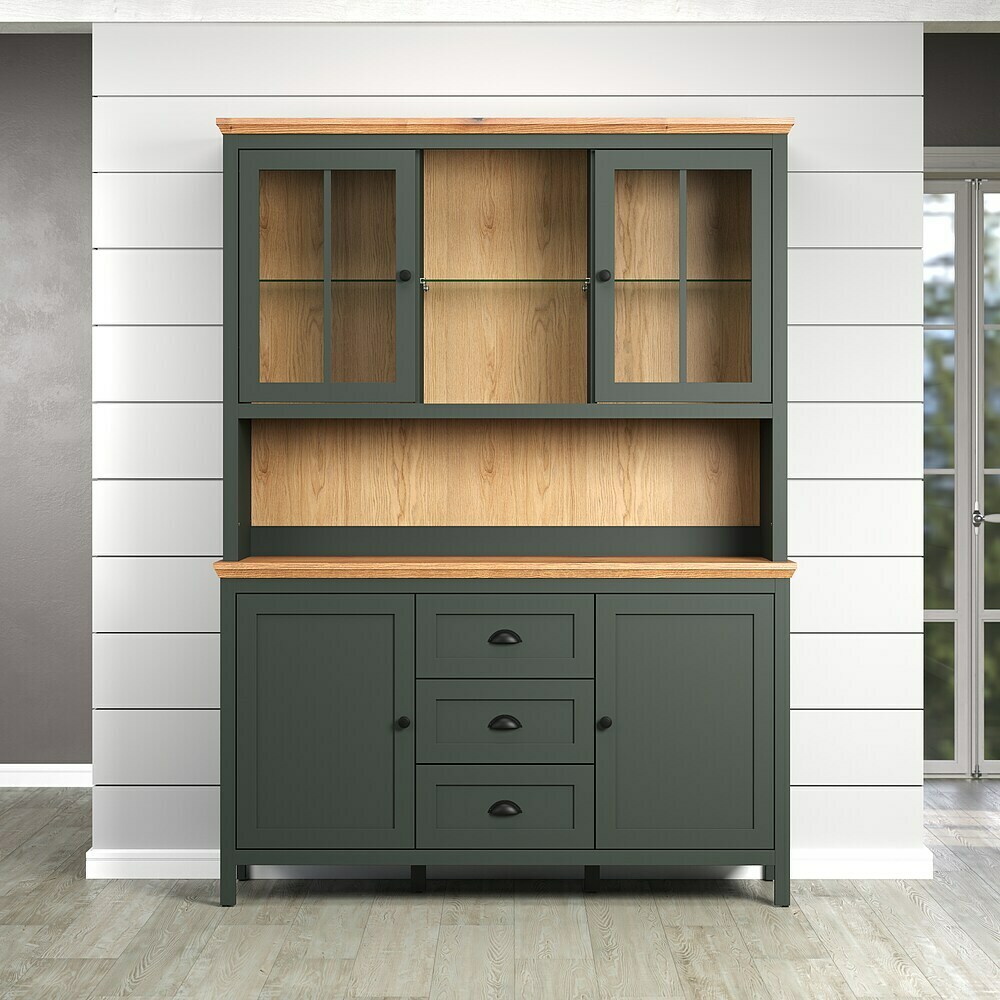 Trendteam Buffetschrank Stanton - Breite: 146 cm, Grün online kaufen ...