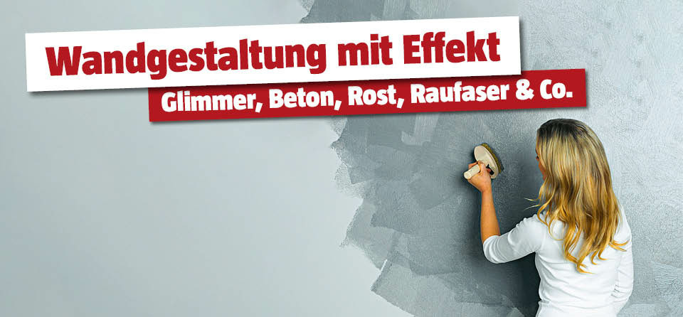 Kreative Wandgestaltung mit Effektfarben | BAUHAUS Österreich