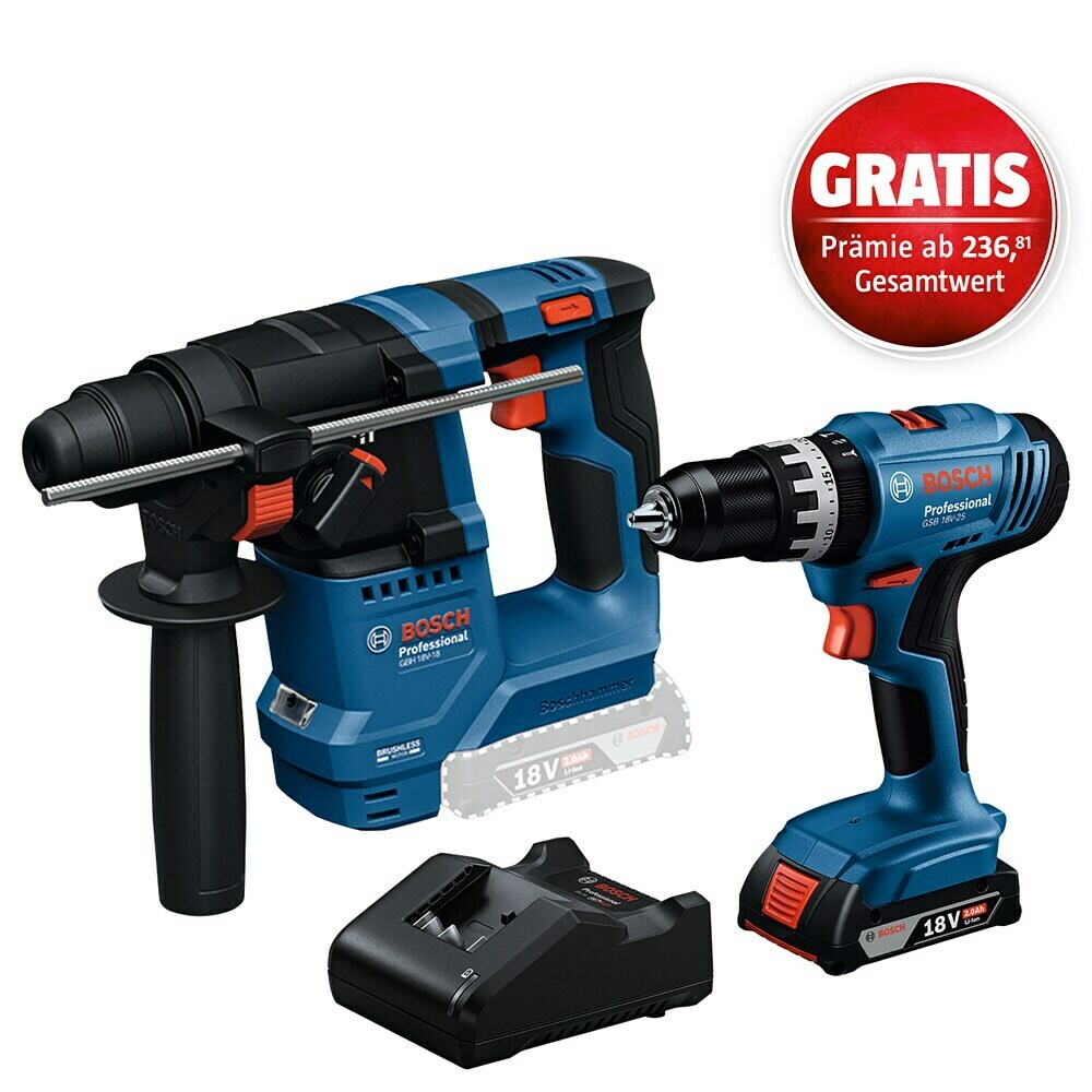 Bosch Professional AMPShare 18V Maschinen-Set 2-Tool-Kit kaufen