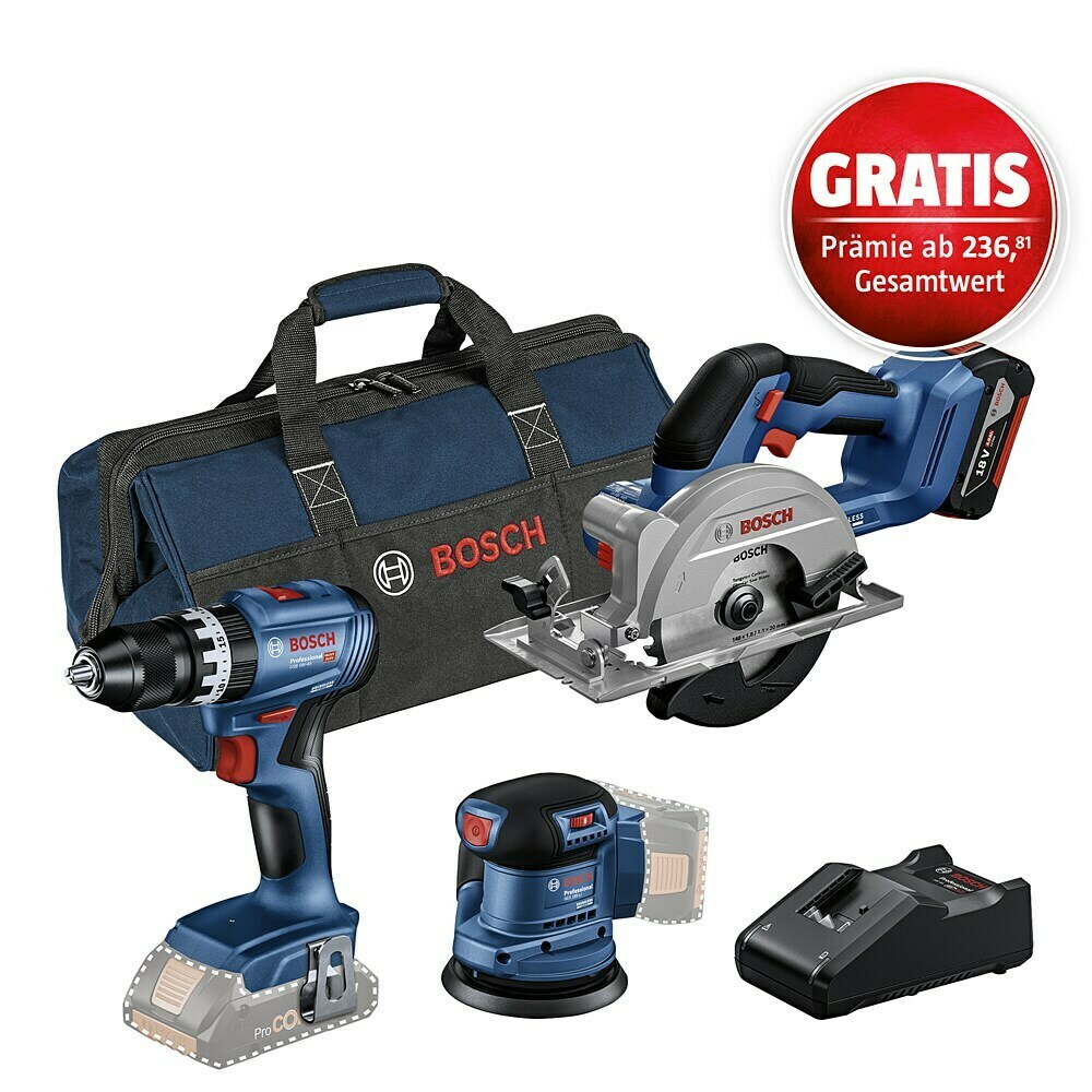Bosch Professional AMPShare 18V Maschinen-Set Combo-Kit kaufen