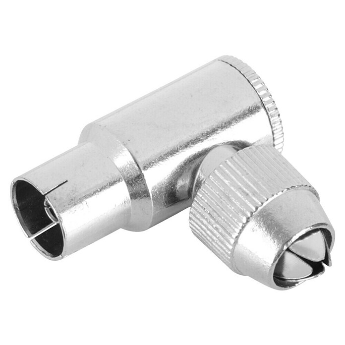 Q-Link Coax haakse connector, female (Metaal) | BAUHAUS