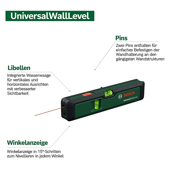Bosch Linienlaser Universal Wall Level