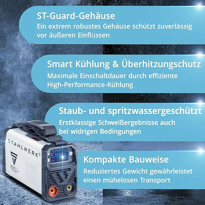 STAHLWERK Elektrodenschweißgerät Schweißgerät ARC 200 MD ...