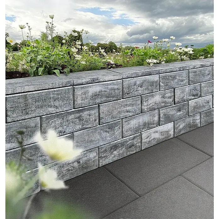 Diephaus Mauerstein Lima - 40 x 20 x 20 cm, Graphit, Beton online ...