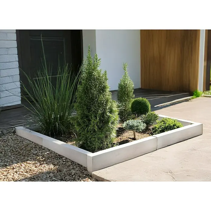 EHL Randstein - 100 x 12 x 40 cm, Grau, Beton online kaufen bei BAUHAUS